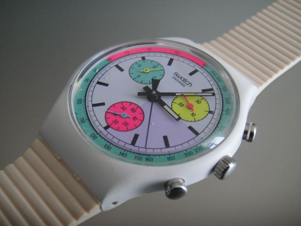 SWATCH - CHRONO - WHITE HORSES | Kaufen auf Ricardo
