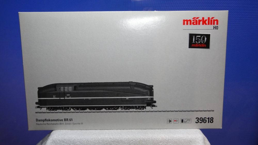 Märklin 39618, BR 61, DR, MFX Sound, Dampflok, BR 61001, (Neu (gemäss ...