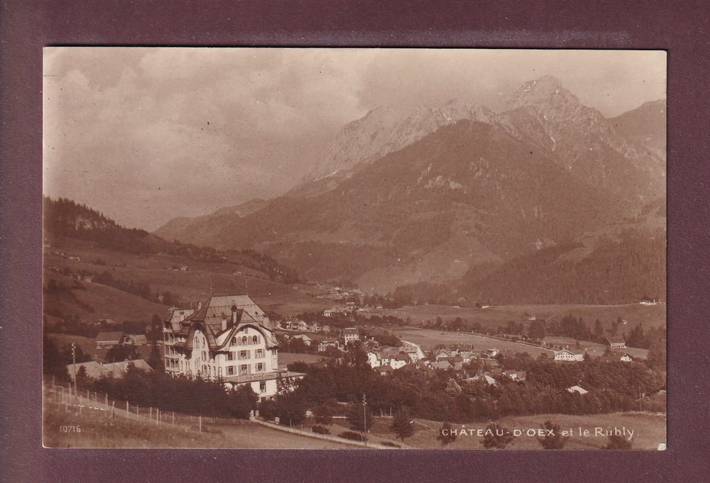CHÂTEAU D'OEX - Soldanelle - Rubly - 1926 (D'occasion) à Pully pour CHF ...