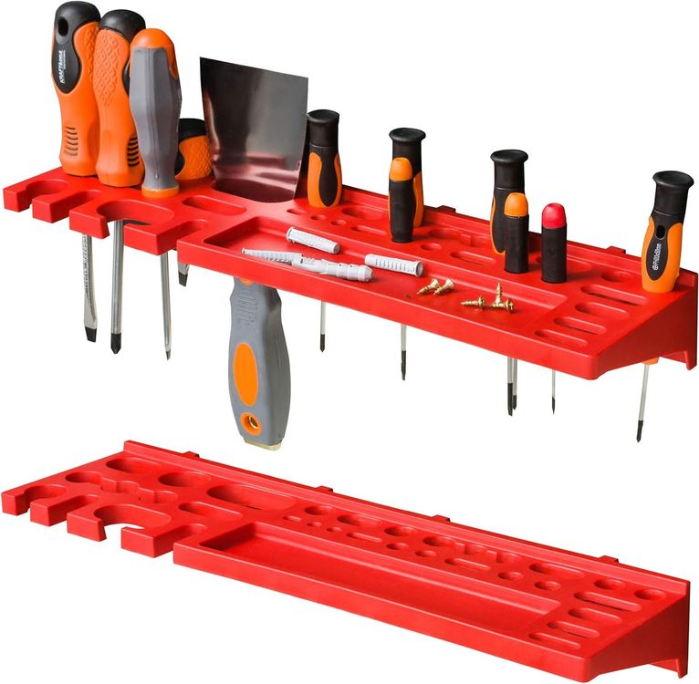 Werkstatt Wandregal Lagersystem mit 46 Boxen 230 cm x 78 cm (Neu und ...