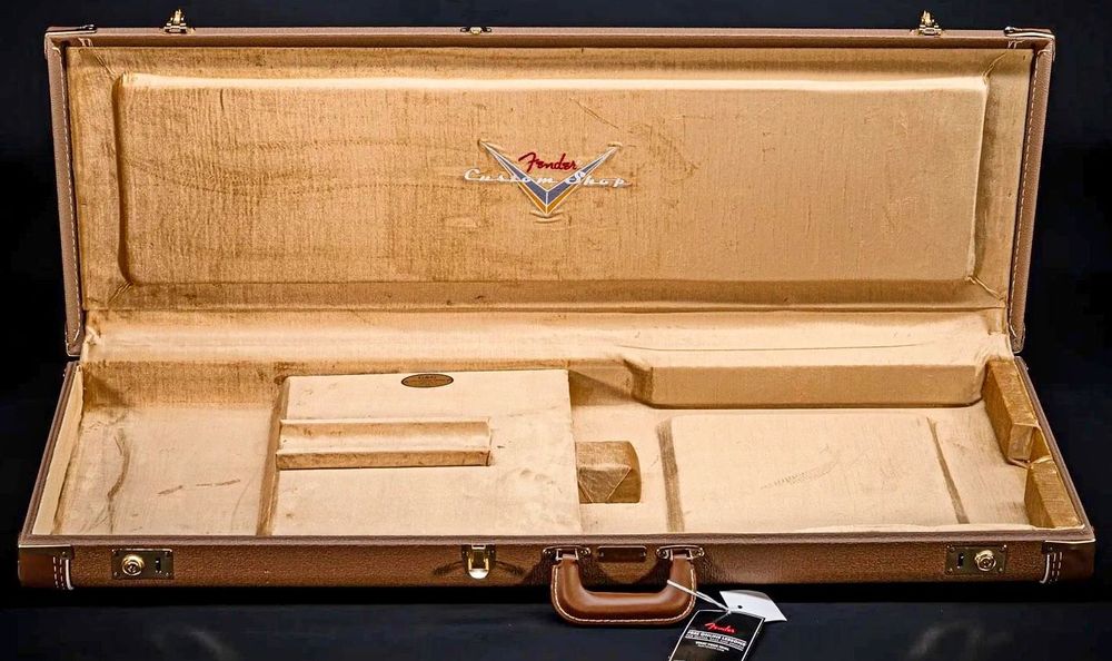 Fender USA Custom Shop Case Koffer 60s Brown/Gold NEU | Kaufen auf Ricardo