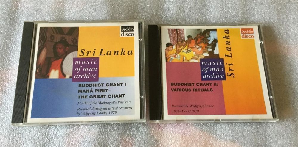 Wolfgang Laade Sri Lanka Ceylon Bouddhist ChantCeremony 2CDs (Neu ...
