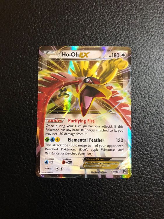 XY: Breakpoint Ho-Oh EX 92/122 Ab 1 | Kaufen auf Ricardo