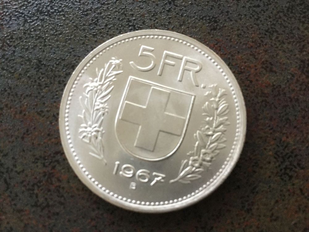 5Fr. 1967 (Gebraucht) in Riehen für CHF 13 – mit Lieferung auf Ricardo kaufen