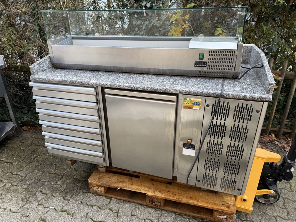 Pizzatisch Kühltisch Pizzastation 1,60 Lang Muss noch gerein | Kaufen ...