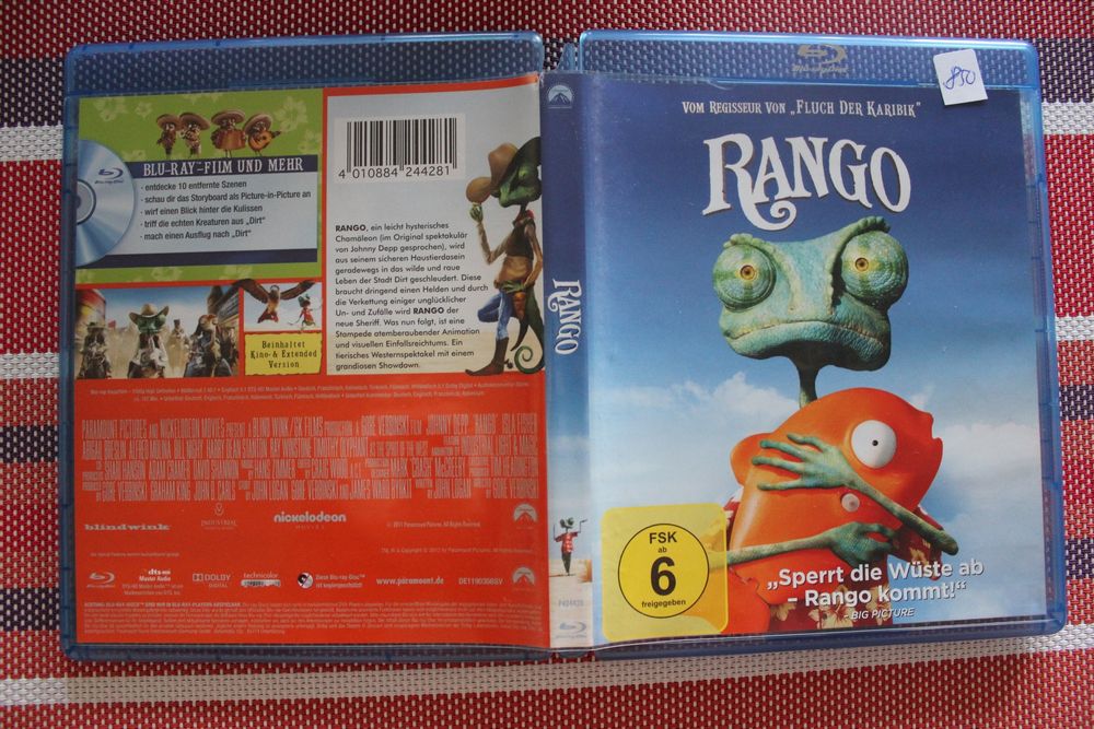 Rango [Blu-ray] ( 850) (Gebraucht) in Geroldswil für CHF 2 – mit Lieferung auf Ricardo kaufen