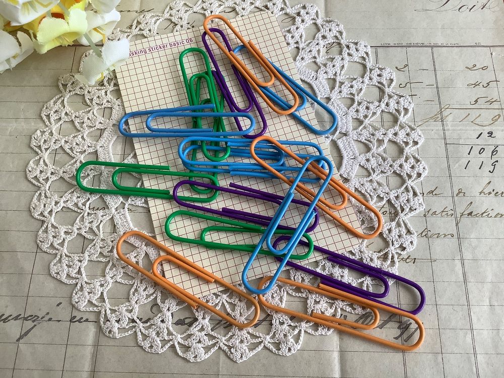 16 Maxi Mix Klammern Büroklammern Trombones géantes (Neu (gemäss ...