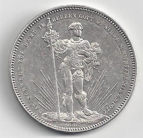 Schweizer Silber 5 Franken Schützentaler BASEL von 1879 | Kaufen auf Ricardo
