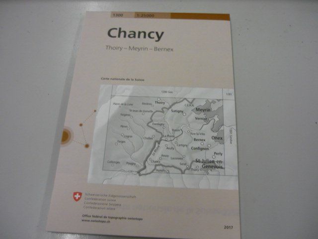 Wanderkarte Landkarte 1300 Chancy Wandern 1:25000 | Kaufen auf Ricardo