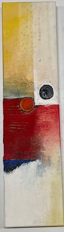 Armin Strittmatter (1959) Abstrakter Mischtechnik Gemälde (Gebraucht) in Root für CHF 55 – mit ...