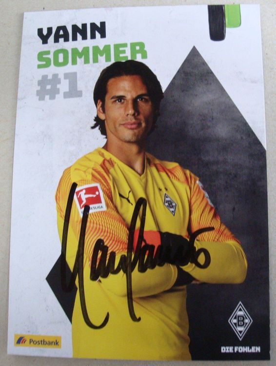 Autogramm Yann Sommer - Schweiz - BMG (Gebraucht) in Schindellegi für ...