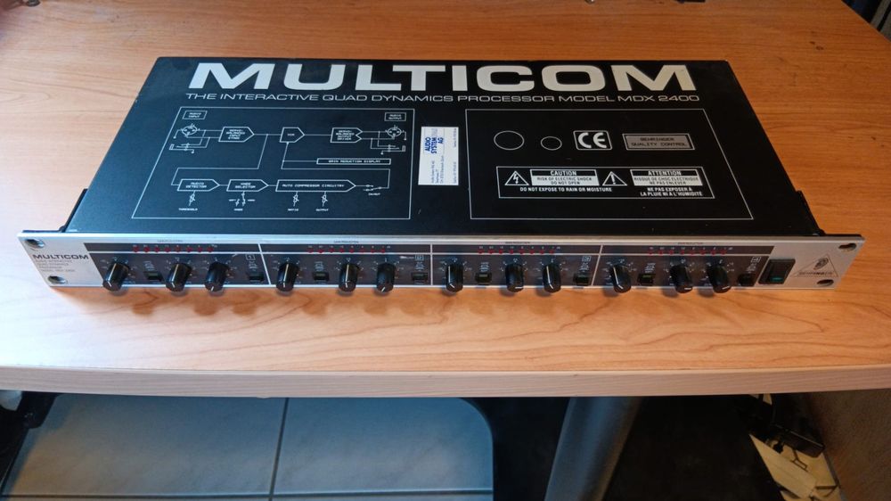 Behringer Multicom MDX 2400 Interaktive Dynamik Prozessor (Gebraucht ...