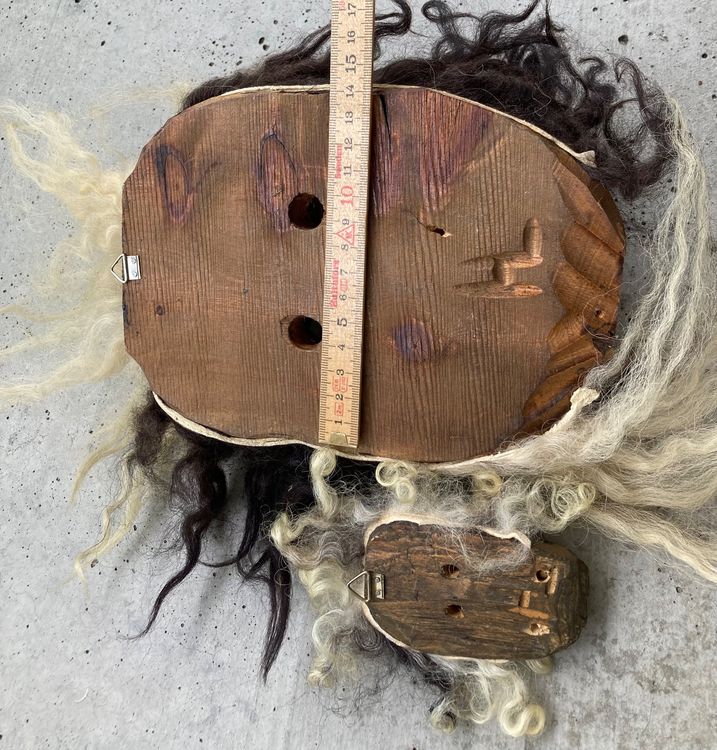 2 Wallisermasken Lötschental HL Heinrich Lehner Blatten (Gebraucht) in ...