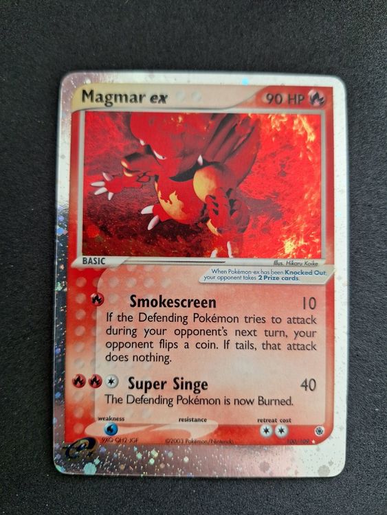 Magmar EX #100 Pokemon Ruby & Sapphire (Gebraucht) in Sugiez für CHF 49 ...