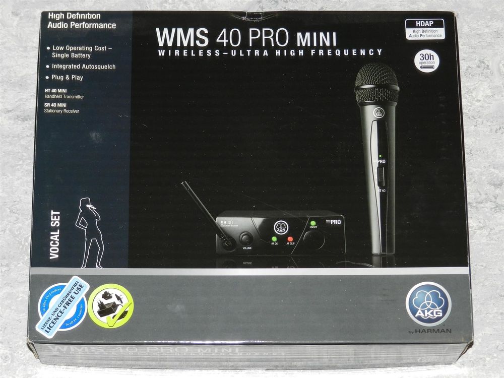 AKG WMS 40 PRO mini Vocal Set ISM2 (Neu (gemäss Beschreibung)) in ...