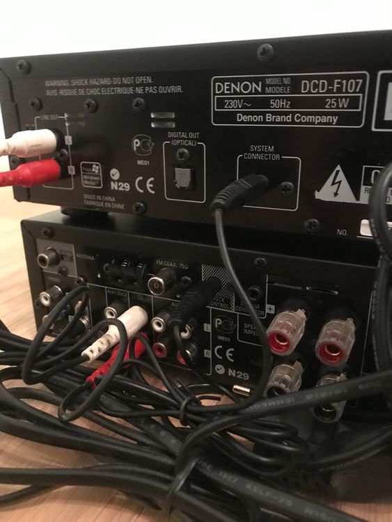 Denon Mini HiFi-System F107, Stereo Receiver, CD-Player (Gebraucht) in ...