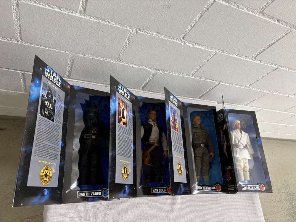 NEU Star Wars Collector Series,4 grosse Figuren Vintage 1996 (Neu und ...
