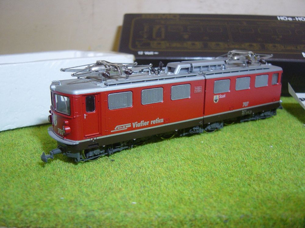 El. Lok Ge 6/6 II RhB von Bemo 1254/7 in HO-m 1:87 (Gebraucht) in Safenwil für CHF 71 – mit ...