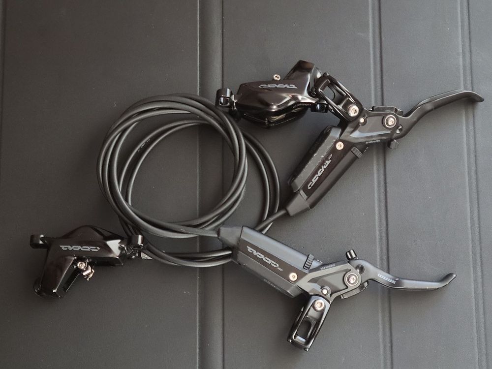 Sram Code Stealth Silver 4 Kolben Bremse Vorder und Hinten (Gebraucht ...