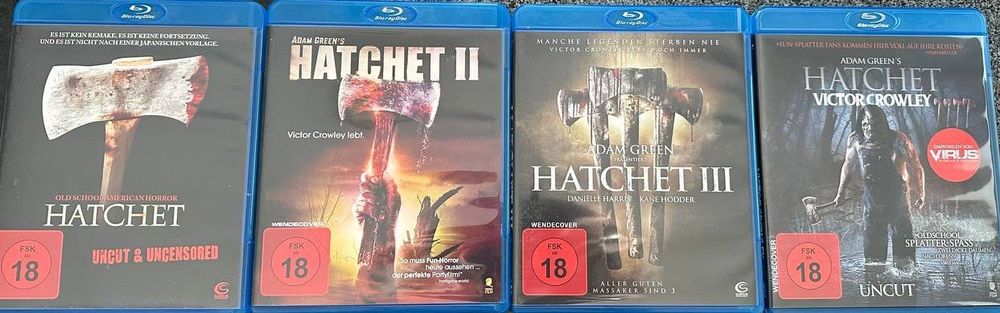 Hatchet 1-4 Uncut Blu-ray Collection, Horrorfilme, Top! (Gebraucht) in ...