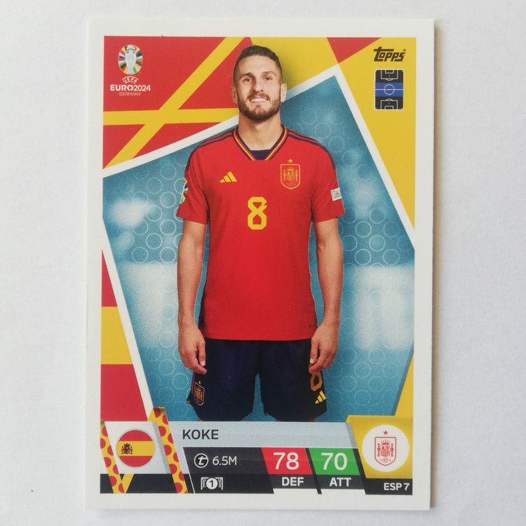 Match Attax Euro 2024 Koke | Kaufen auf Ricardo