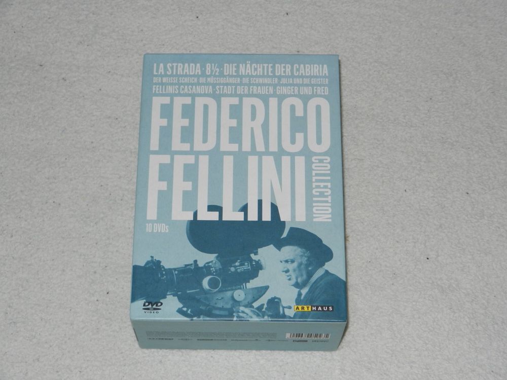 10 DVDs BOX-SET ARTHAUS / FEDERICO FELLINI COLLECTION (Gebraucht) in ...