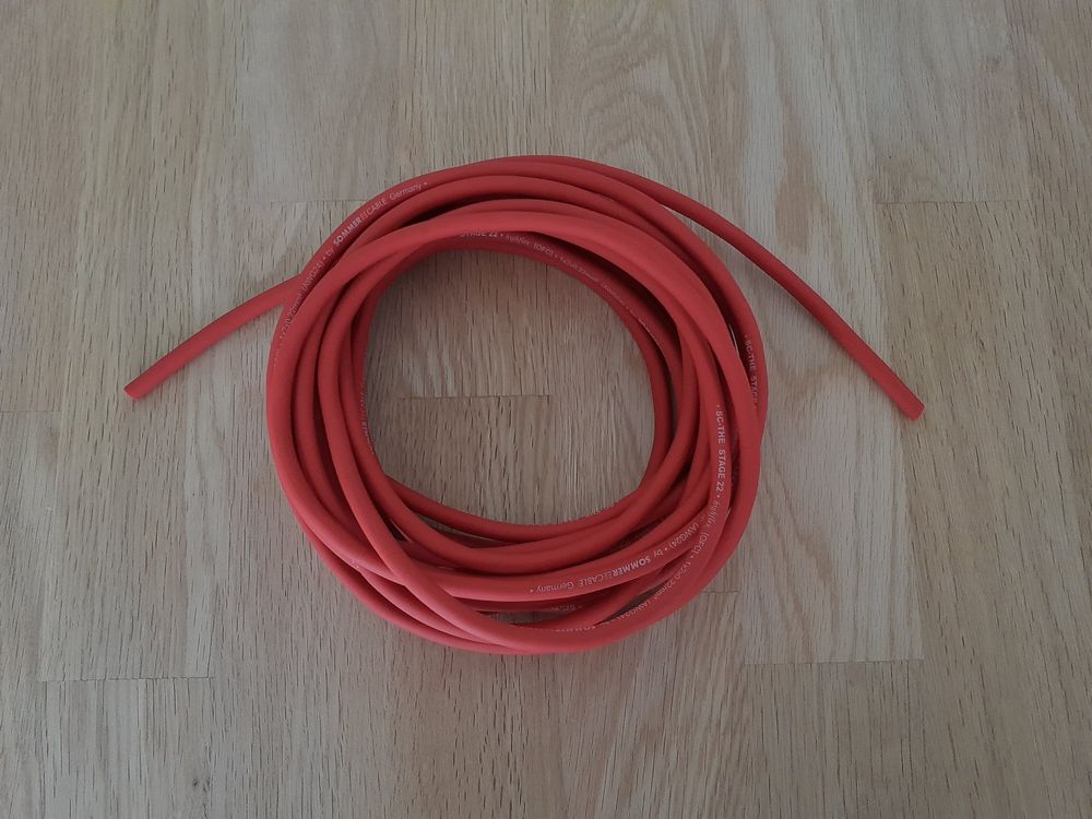 Sommer Cable SC Stage 22 Highflex Rot 7m | Kaufen auf Ricardo