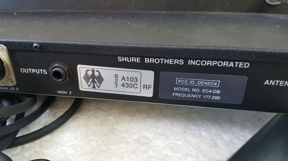 Beta 58 + SHURE EC4 Diversity Wireless | Kaufen auf Ricardo