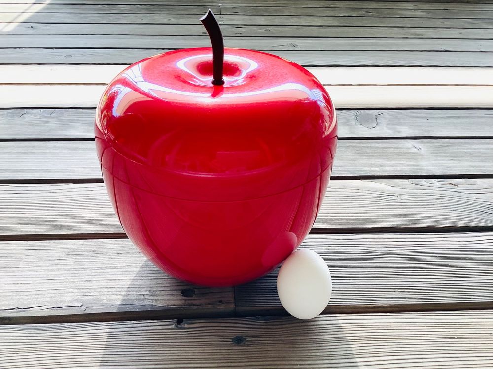 Apfel Eiswürfelbehälter Eiskübel Made in Switzerland 1970er | Kaufen ...