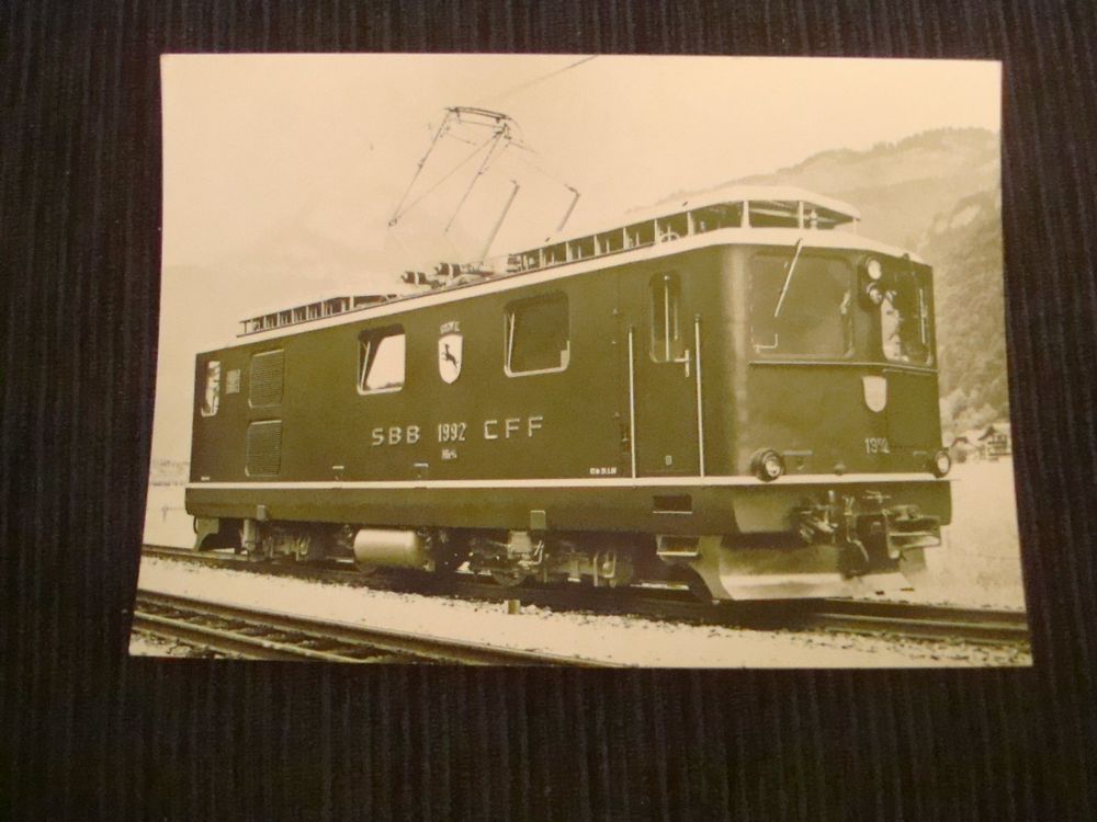 AK Eisenbahn E-Lok - SBB - Brünig Schmalspur - ungelaufen (Neu (gemäss Beschreibung)) in ...