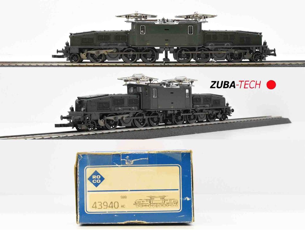 Roco 43940 E-Lok Be 6/8 II Krokodil SBB H0 WS Digital OVP (Gebraucht) in St. Gallen für CHF 141 ...