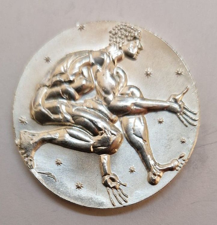 Silbermünze - 1969 Hans Erni - 900 fein (Gebraucht) in Lütisburg für ...