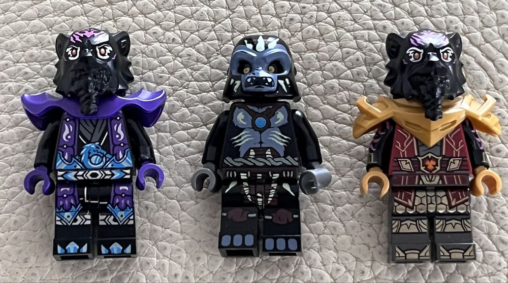 🔥 LEGO Ninjago Lord Ras (2x) + Chima Gorzan Minifiguren🔥 (Neu (gemäss ...
