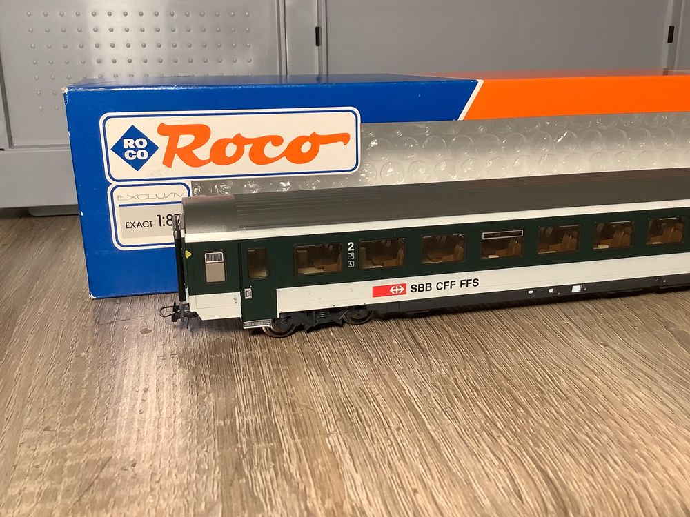 Roco 44965.1 : SBB 2.Kl Personenwagen B 262 EW IV verpendelt (Gebraucht ...