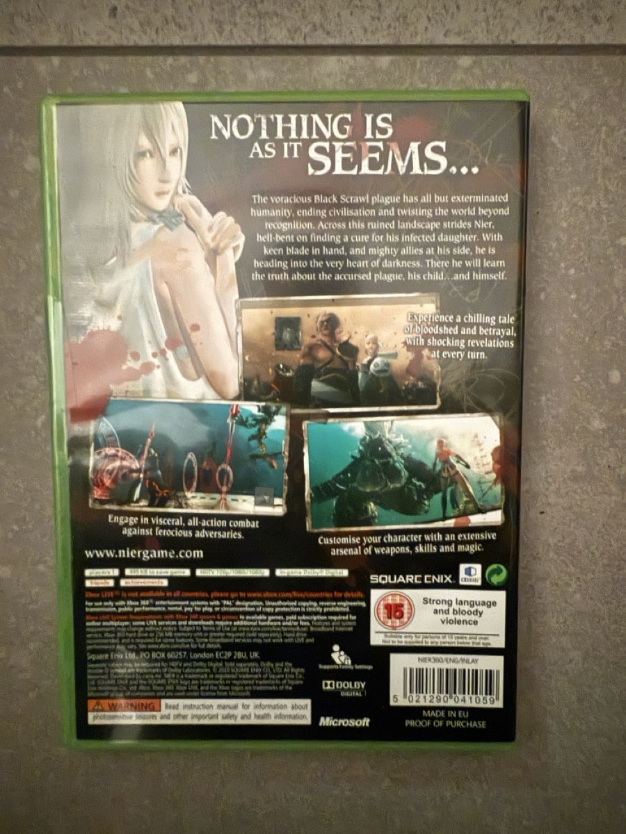 Rare Xbox 360 Game - Nier - PAL - Perfect for Collectors (Neu und ...