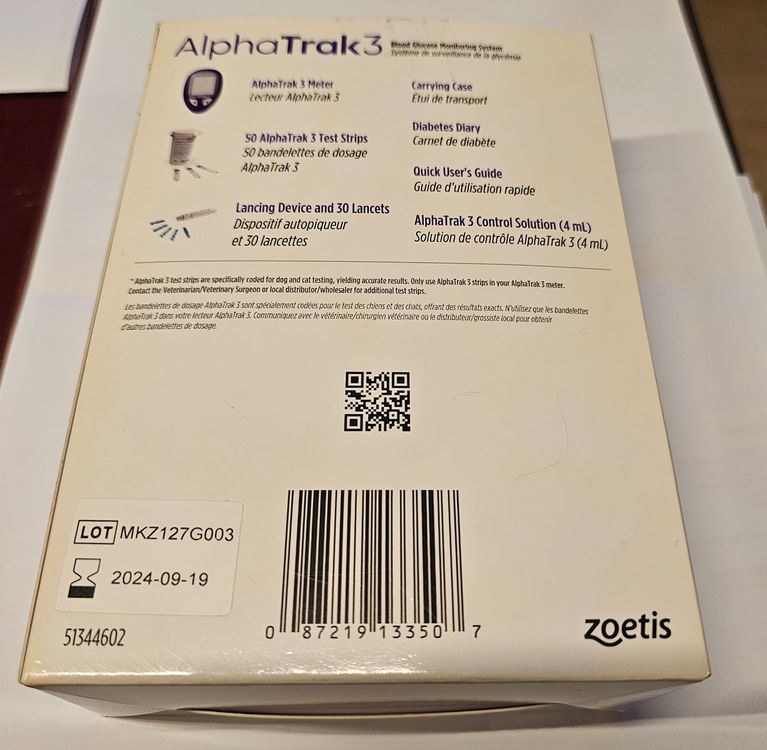 AlphaTrack 3 Blood Glucose Diabetic Monitoring Kit (Neu (gemäss Beschreibung)) in Gryon für CHF ...