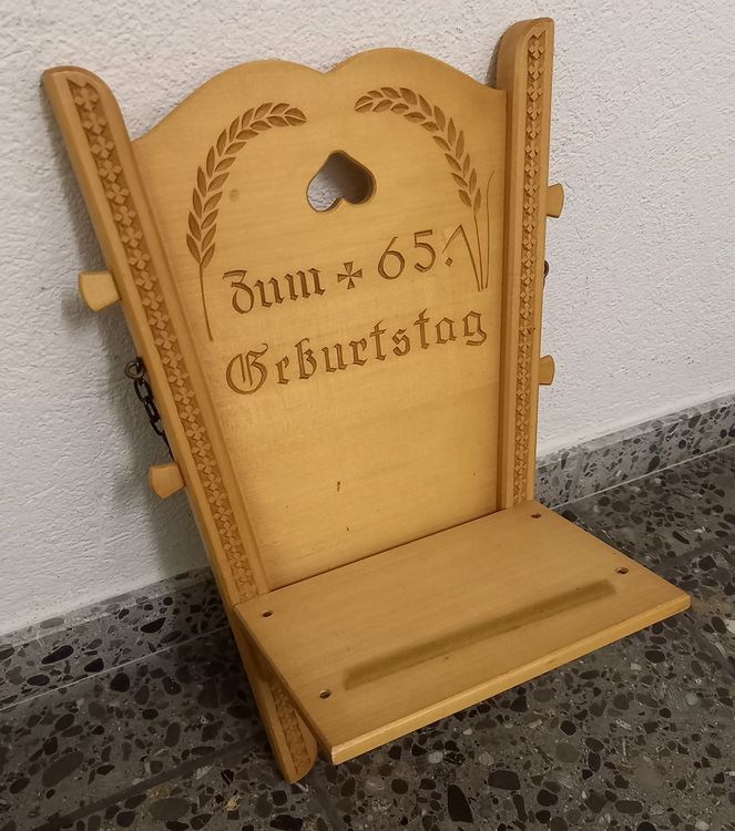 NEUERE *RÜCKENTRAGE* MIT GRAVUR; B 28/H 42/T 16CM (Gebraucht) in Horgen für CHF 1 – mit ...