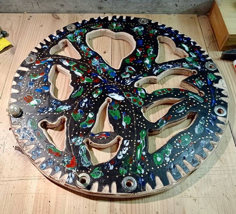 Holz Relief-Round-Bild-Kunst (Gebraucht) in Villnachern für CHF 490 ...