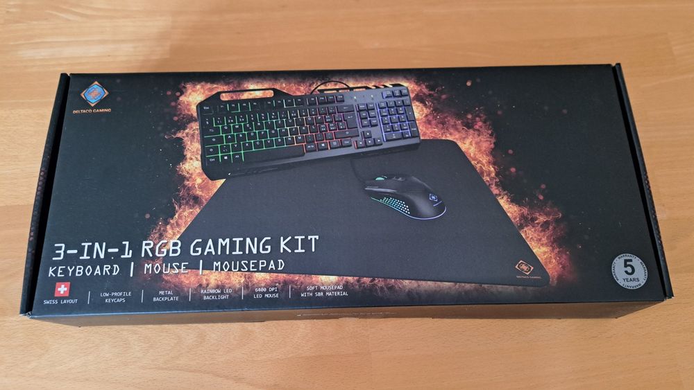 DELTACO 3-in-1 Gaming Gear Kit RGB (CH) (Gebraucht) in Hünenberg See ...