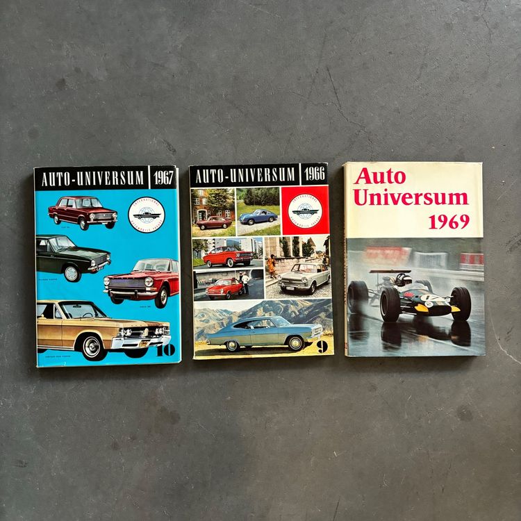 3 Bücher Auto-Universum 1966/67/69 (Gebraucht) in zürich für CHF 45 ...