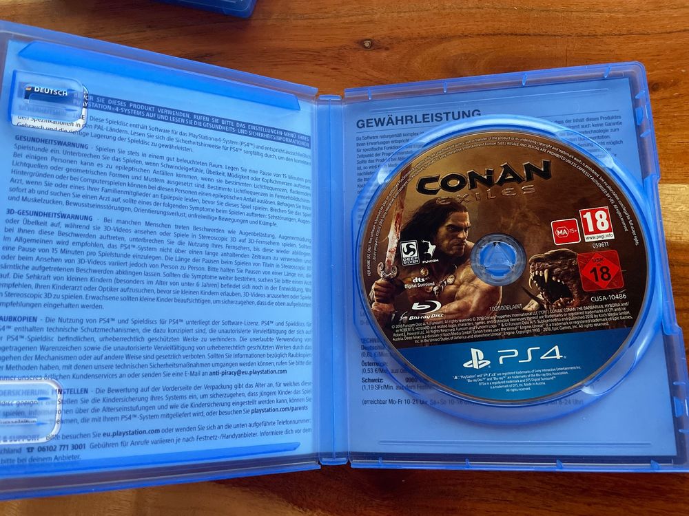 CONAN EXILES PS4 (Gebraucht) in Rorschach für CHF 6 – mit Lieferung auf ...