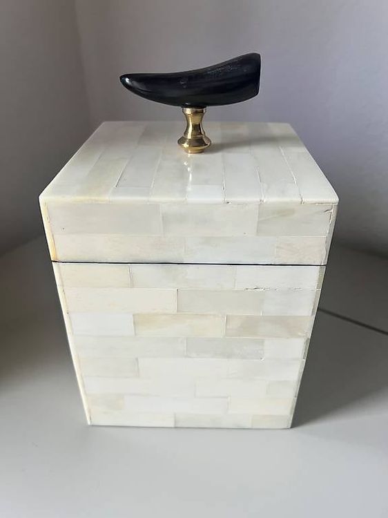 Edle Deko-Box mit Mosaik-Oberfläche und schwarzem Griff (Neu (gemäss ...