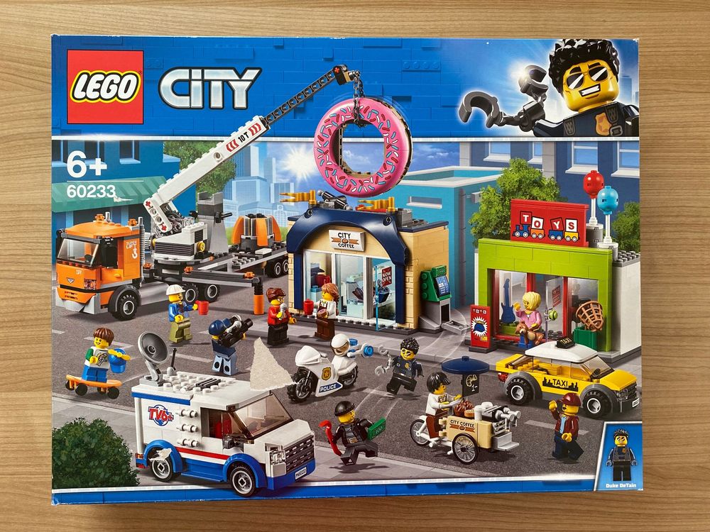 💥LEGO City 60233 Grosse Donut-Shop-Eröffnung NEU (Neu und ...