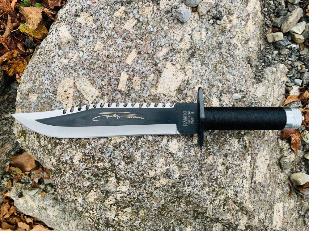 Rambo Survival Messer Black Line 39cm (Neu und originalverpackt) in ...