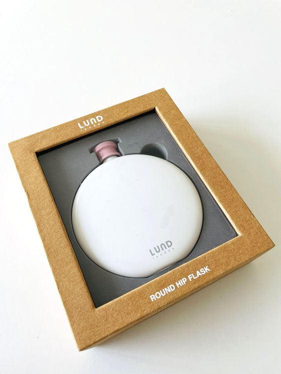 Lund London Flachmann Skittle Flachmann rund - Weiss & Pink (Neu und ...