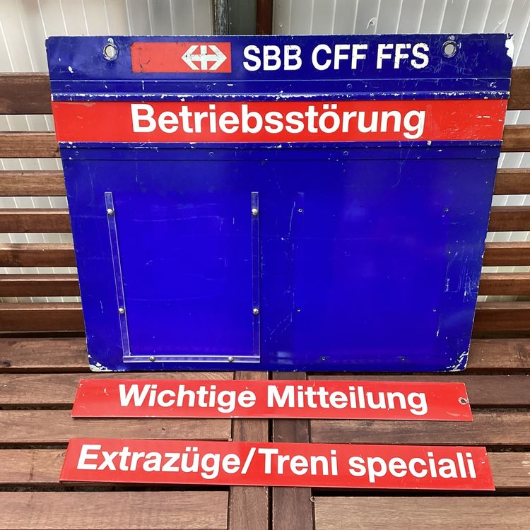 Schild SBB Bahnhof (Gebraucht) in Basel für CHF 42 – mit Lieferung auf ...