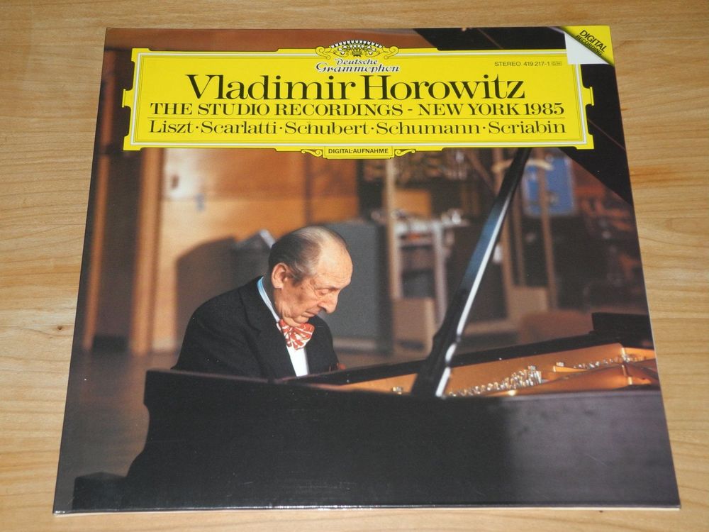 VLADIMIR HOROWITZ STUDIO RECORDINGS 1985 (Neu (gemäss Beschreibung)) in ...