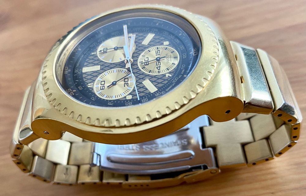 Swatch Irony Chrono- Special Edition JAMES BOND 007 RARE! | Kaufen auf Ricardo