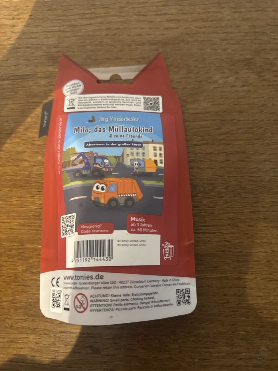 Toniebox Hörfigur: Milo das Müllautokind - Neu & OVP! (Neu und ...