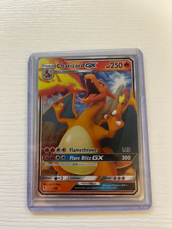 Charizard/Glurak GX 9/68 Hidden Fates - Pokemon | Kaufen auf Ricardo